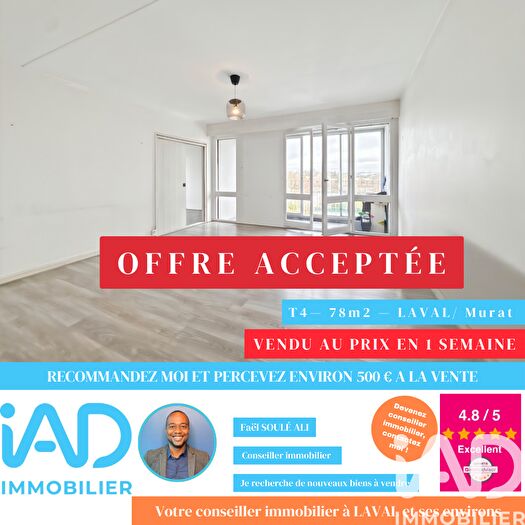 Appartement à vendre - Laval, Pavement - 4 pièces - 3 chambres
