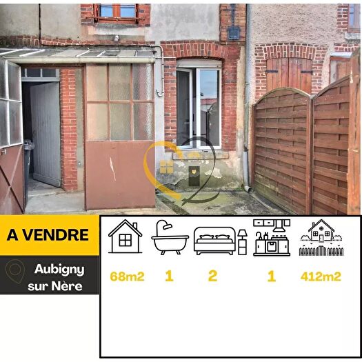 Maison à vendre - Aubigny-sur-Nère - 2 chambres