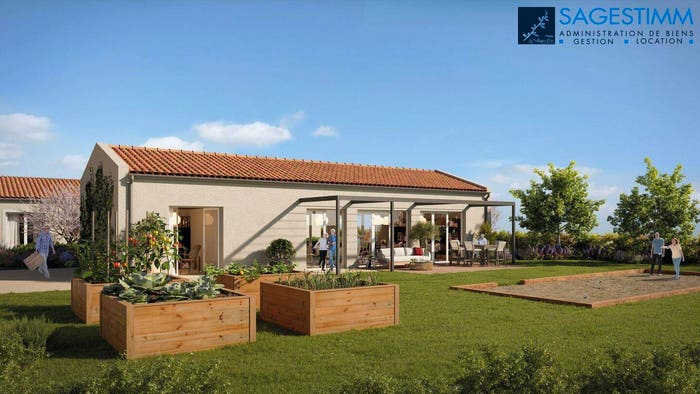 Maison 2 pièces à Magné, à louer