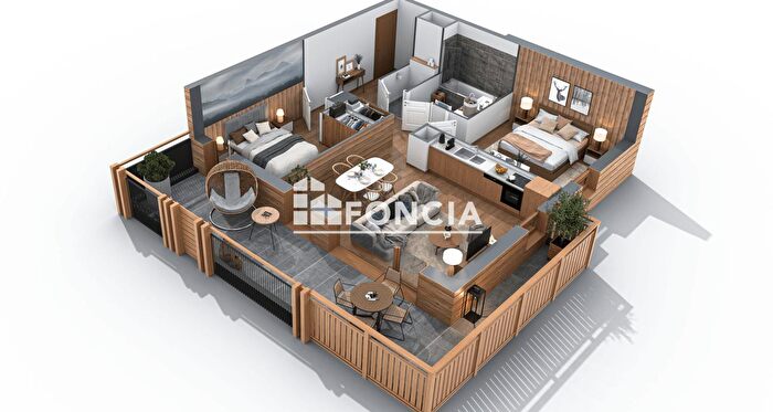 Appartement à vendre - Saint-Jean-de-Sixt - 3 pièces