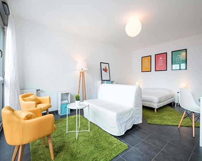 Appartement à louer - Perrache, Lyon ème arrondissement - 1 pièce