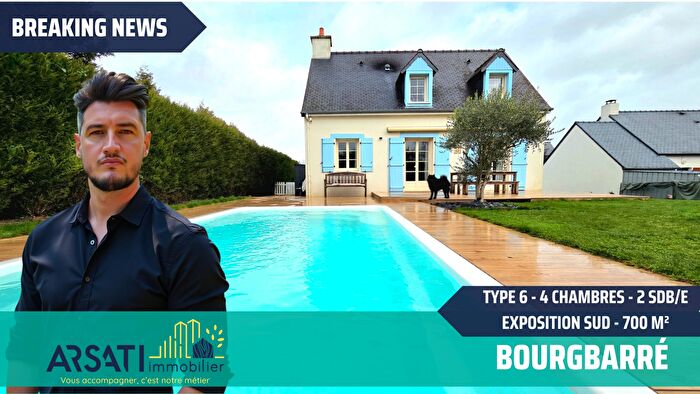 Maison à vendre - Bourgbarré - 6 pièces - 4 chambres