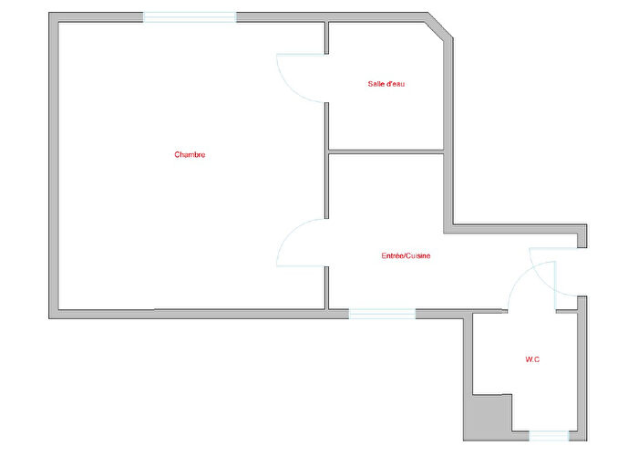 Appartement à vendre - Paris e , Georges Brassens - 1 pièce