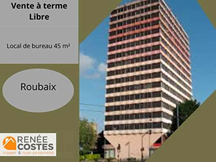 Appartement à vendre - Roubaix, Centre-ville, Crouy - 2 pièces - 1 chambre