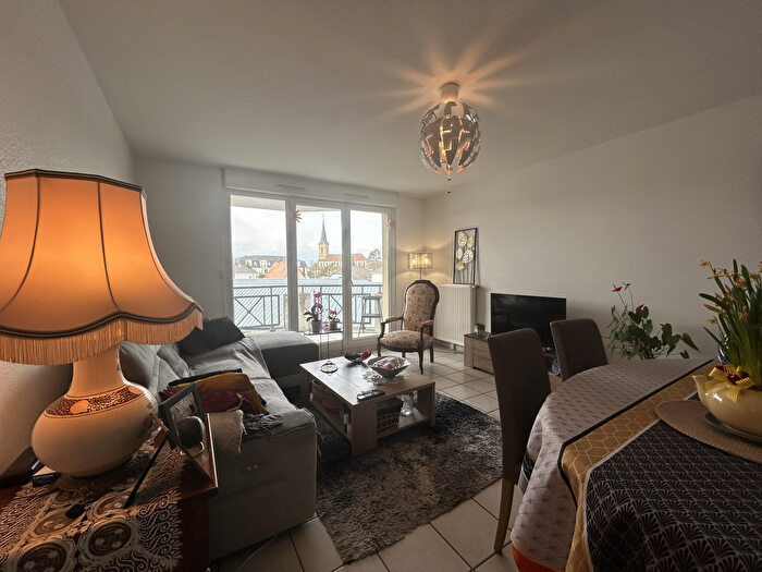 Appartement à vendre - Kingersheim, Centre historique - 3 pièces - 2 chambres