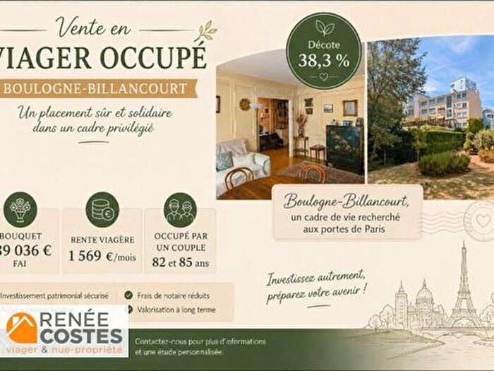 Appartement 4 pièces à Boulogne-Billancourt, Point du Jour, à vendre