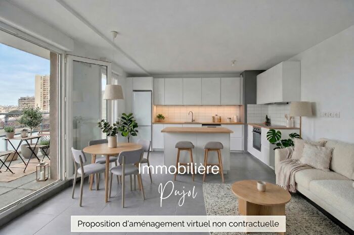 Appartement à vendre - Marseille e , Le Cabot - 3 pièces - 2 chambres