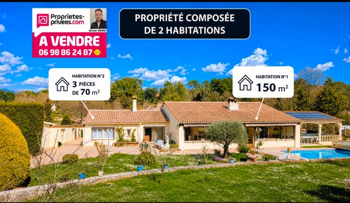 Montauroux - Maison 8 pièces à vendre