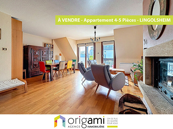 Appartement à vendre - Lingolsheim, Tiergaertel, Européen, Alouettes, Galilée, Tanneries - 5 pièces - 3 chambres