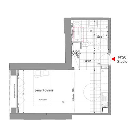 Appartement 1 pièce à vendre - Châteaufort