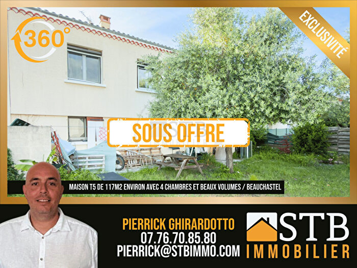 Beauchastel : Maison 5 pièces à vendre