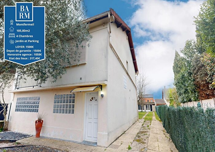 Maison à louer - Montfermeil, Franceville - 5 pièces - 2 chambres