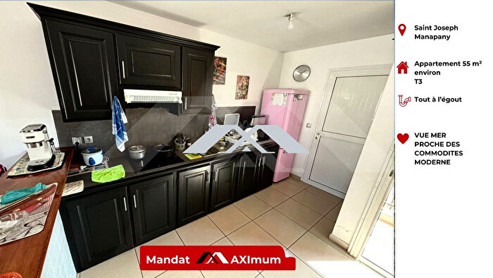 Appartement à louer - Saint-Joseph, Manapany-les-Bains - 3 pièces - 2 chambres