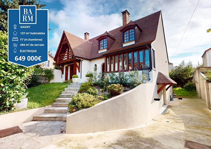 Maison à vendre - Gagny, Centre-ville - 7 pièces - 4 chambres
