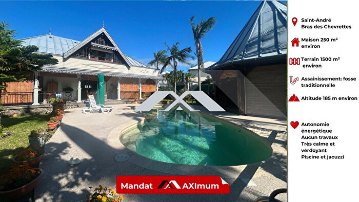 Maison à vendre - Saint-André, Bocage, Bas des Chevrettes - 7 pièces - 5 chambres