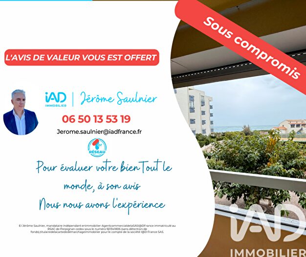 Appartement à vendre - Le Barcarès, Le Lido, Le Port - 2 pièces - 1 chambre