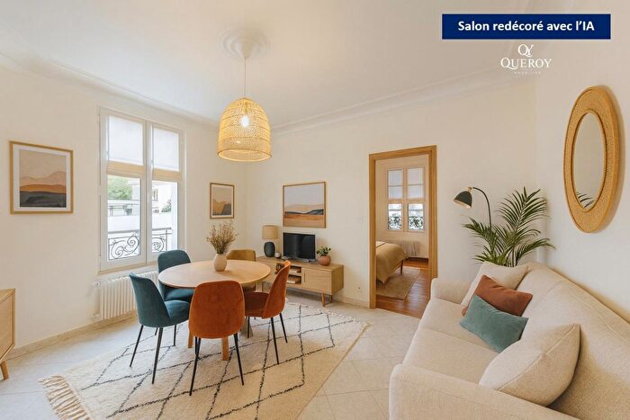 Appartement à vendre - Asnières-sur-Seine, Bécon, Bourguignons - 3 pièces - 2 chambres