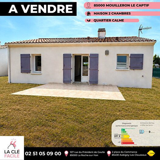 Mouilleron-le-Captif : Maison 3 pièces à vendre