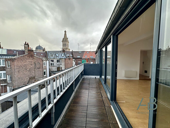 Appartement à vendre - Lille, Centre-ville, Euralille - 3 pièces - 2 chambres