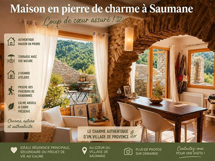 Maison 3 pièces à vendre - Saumane-de-Vaucluse