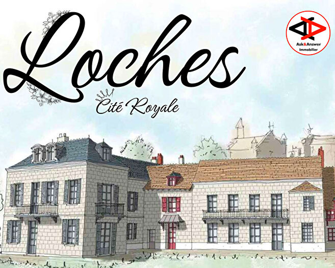 Appartement à vendre - Loches - 3 pièces - 2 chambres