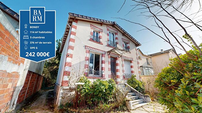 Maison à vendre - Bondy, La Mare à Veuve - 7 pièces - 5 chambres