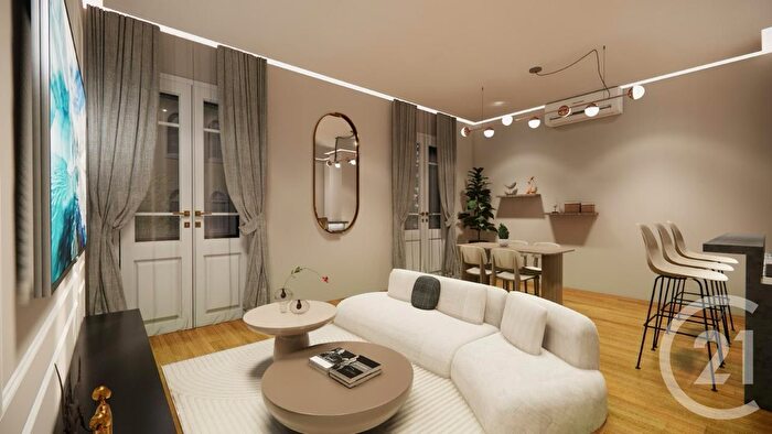 Appartement à vendre - Nice, Carré dor - 3 pièces - 2 chambres