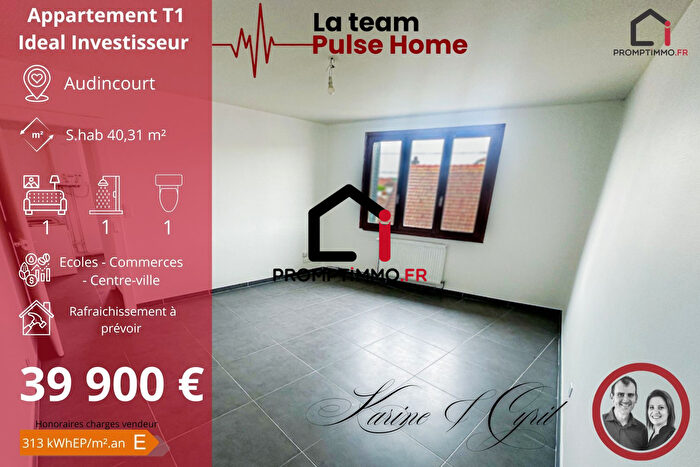 Audincourt, Pont de Gland - Appartement 2 pièces à vendre