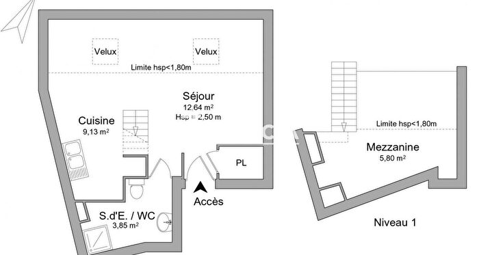 Appartement 1 pièce à louer à Hyper Centre-Vieille Ville, Saint-Étienne