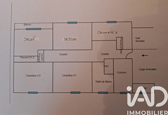 Appartement à vendre - Limoges, La Bastide, La Brégère - 5 pièces - 3 chambres