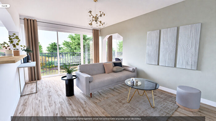 Appartement à vendre - Brunoy - 4 pièces - 2 chambres