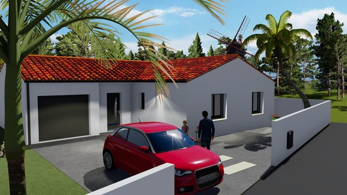 Maison 4 pièces à Coëx, à vendre