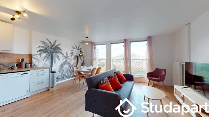 Appartement à louer - Parc-La Boule- Champs Pierreux, Nanterre - 1 pièce - 1 chambre