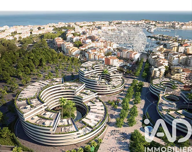 Appartement à vendre - Agde, Le Cap dAgde - 3 pièces - 2 chambres