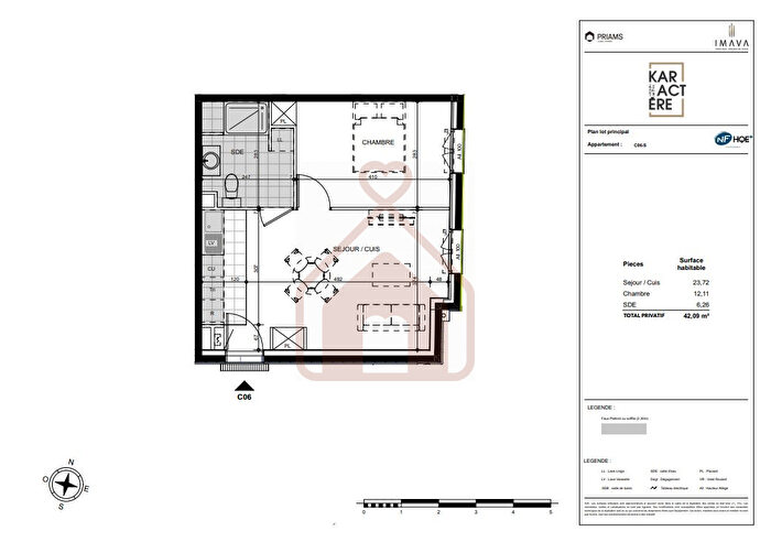 Le Kremlin-Bicêtre, Mairie, Salengro : Appartement 2 pièces à vendre