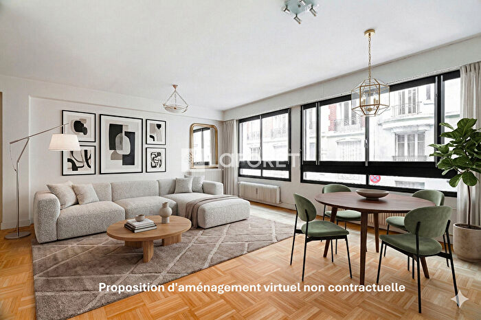 Appartement à vendre - Paris e , Porte de Saint-Cloud, Auteuil-Sud - 3 pièces - 2 chambres