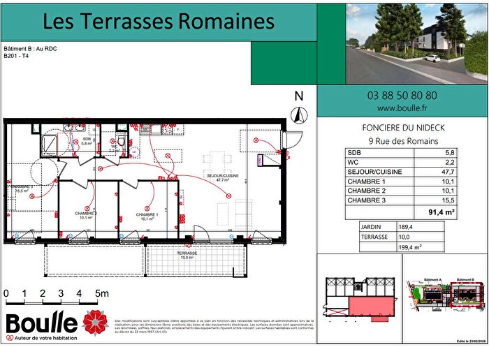 Appartement 4 pièces à Truchtersheim, à louer