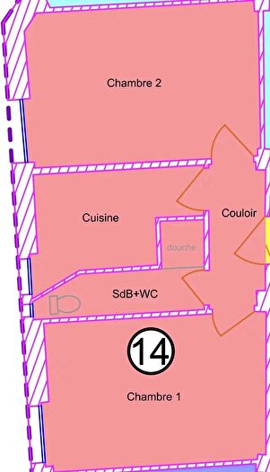 Nice, Saint-Sylvestre : Appartement 2 pièces à vendre