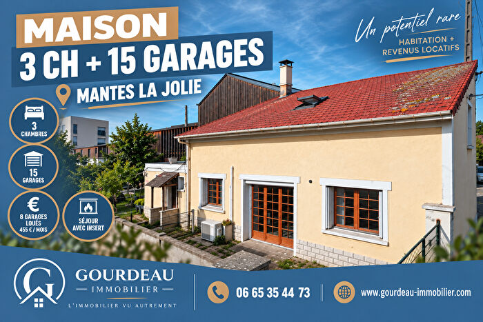 Mantes-la-Jolie, Gassicourt - Maison 4 pièces à vendre
