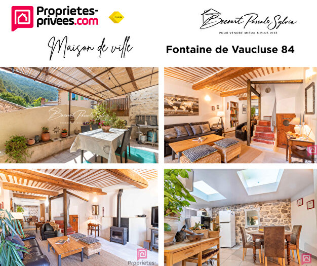 Maison à vendre - Fontaine-de-Vaucluse - 4 pièces - 2 chambres