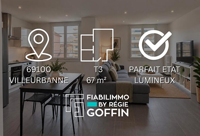 Villeurbanne, Gratte Ciel : Appartement 3 pièces à vendre