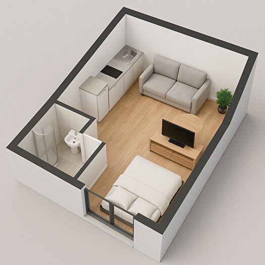 Appartement à vendre - Toulouse, LOrmeau, La Terrasse, La Grande Plaine - 1 pièce - 1 chambre