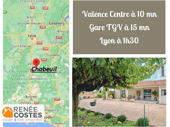 Maison à vendre - Chabeuil - 4 pièces - 3 chambres