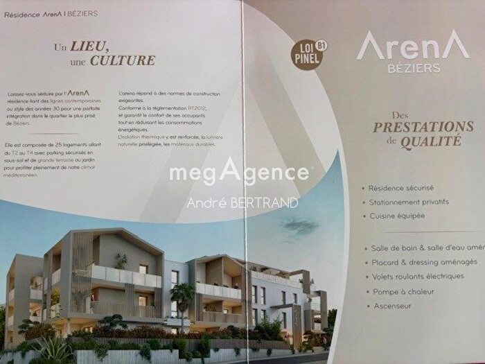 Appartement à vendre - Béziers, Garrissou, Plaisance - 3 pièces - 2 chambres