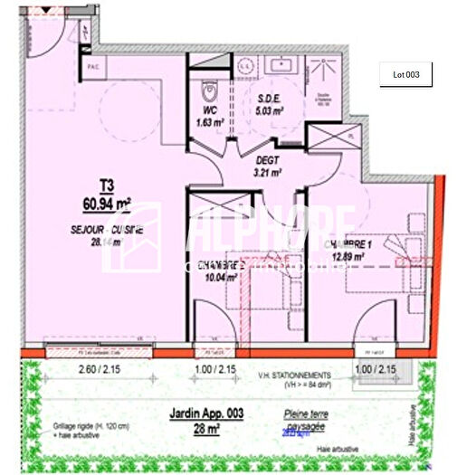 Appartement à vendre - La Turballe - 4 pièces - 3 chambres