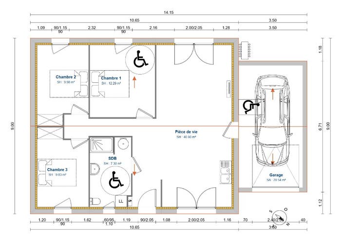 Maison 4 pièces à vendre à Gasny