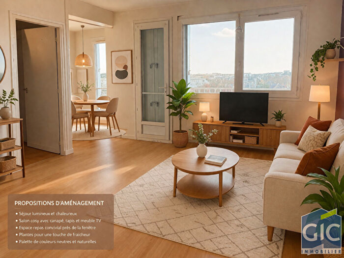 Appartement à vendre - Caen, Sainte-Thérèse, Demi-Lune - 4 pièces - 3 chambres