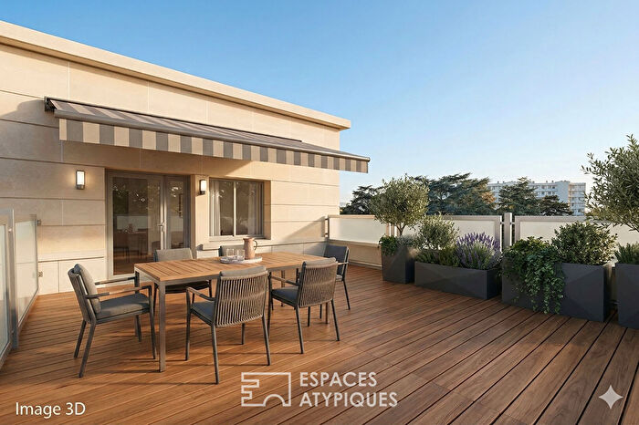 Appartement à vendre - Bron, Le Rafour - 3 pièces - 2 chambres