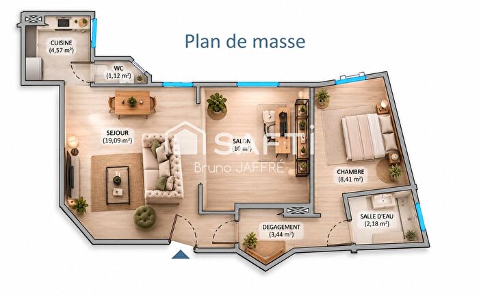 Paris 15ème, Cambronne, Garibaldi : Appartement 3 pièces à vendre