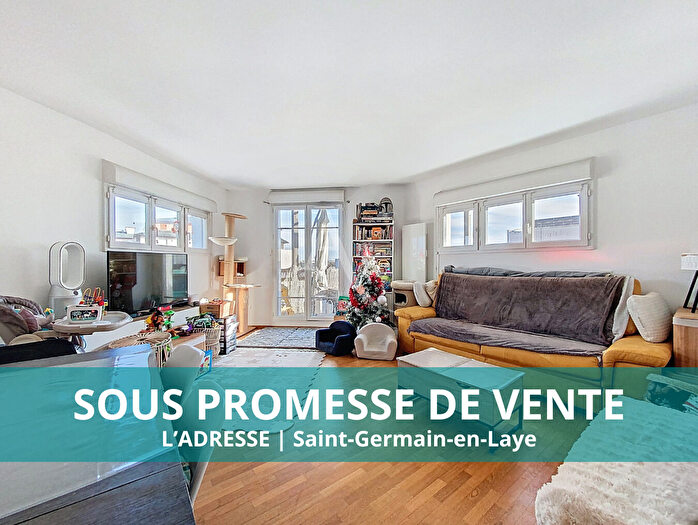 Appartement à vendre - Saint-Germain-en-Laye, Coteaux du Bel-Air, Maison-Verte - 3 pièces - 2 chambres